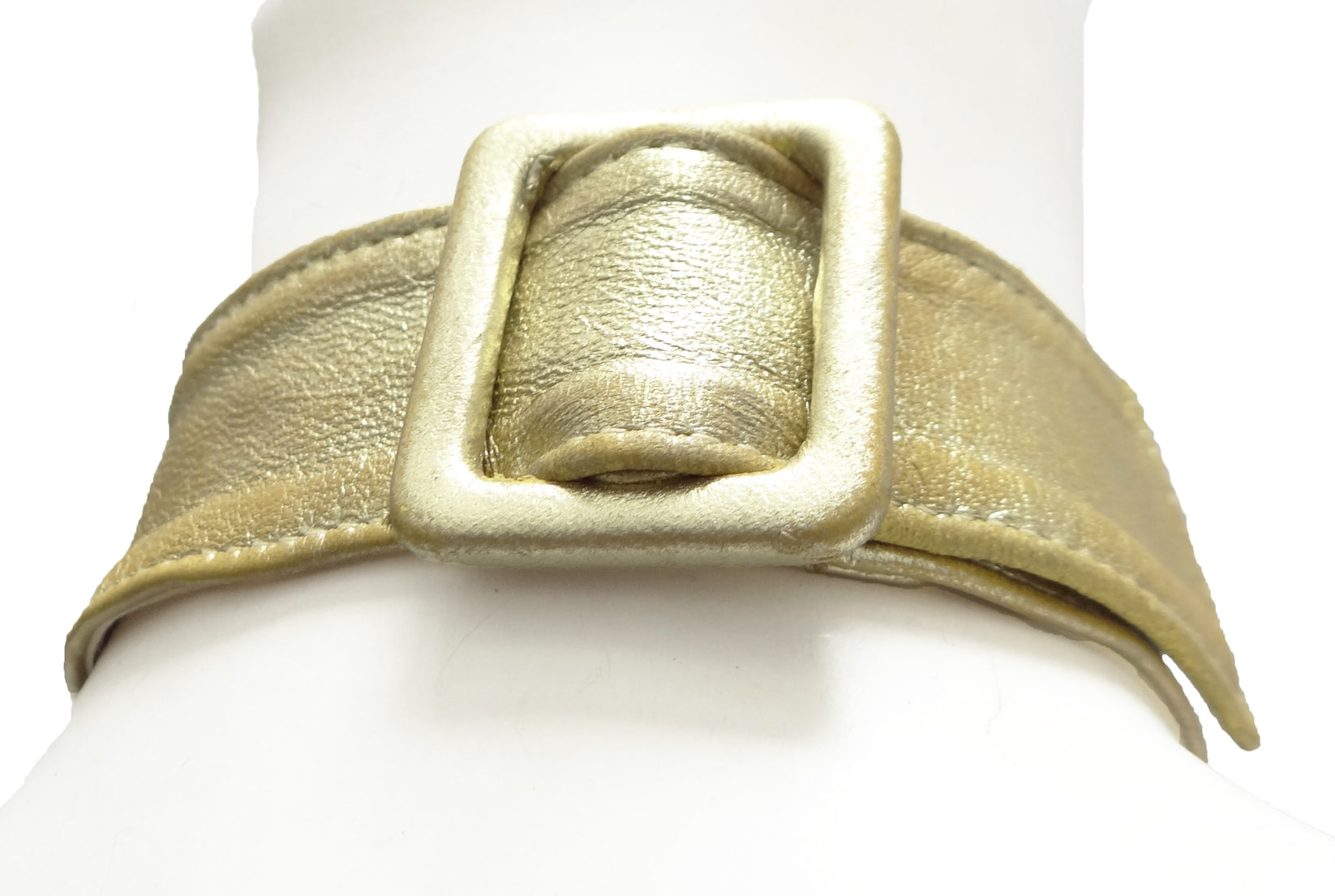 Halston Studio 54 Brown Jersey Halter Dress with Gold Collar, UK10 ...