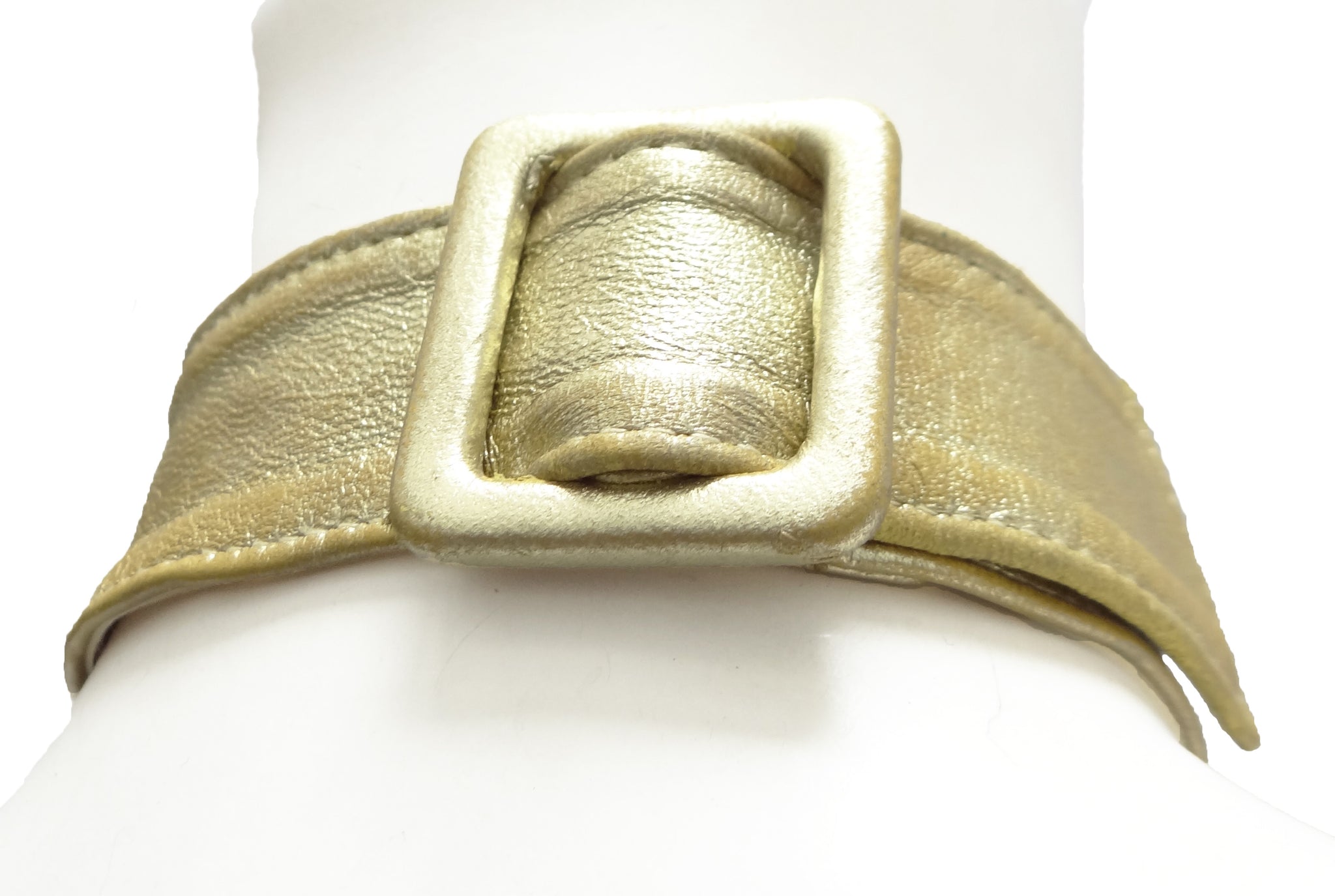 Halston Studio 54 Brown Jersey Halter Dress with Gold Collar, UK10 ...