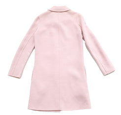 Joseph Princess Line Coat in Baby Pink Wool & Cashmere, UK8 – Menage ...